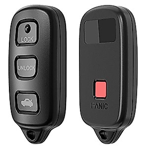 VOFONO Fits for Car Key Fob Keyless Entry Remote Replacement Toyota Avalon 1998 – 2004 Toyota Solara 1998 – 2004 FCC ID: HYQ12BAN/HYQ12BBX (w/Panic) 2PC