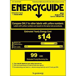 Megiu Car Fridge Portable 12V Refrigerator 19 Quart (18 Liter) 12 Volt Freezer Compressor Cooler 12V/24V DC 110～240 V AC for Truck Van RV Camper SUV and Home Use -18℃~+15℃