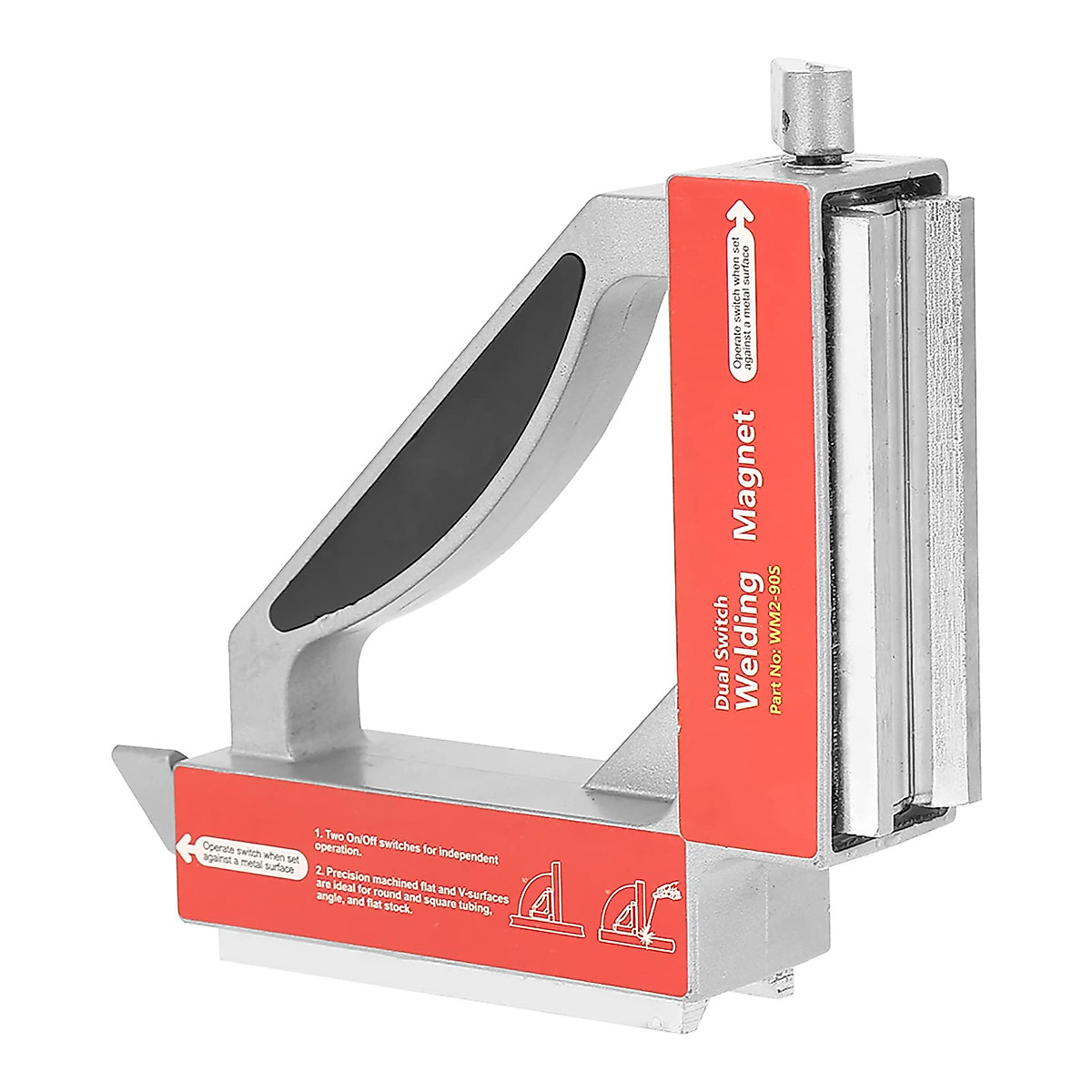 Switch Welding Magnet Magnetic Welding Holders Arc Welding Equipment Dual Switch 90 Degree Welding Holder Welder Holder Jig Soldering Tools