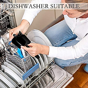 KUFUNG Kitchen Premium Heat Resistant Meat Chopper, Masher & Smasher for Hamburger Meat, Ground Beef, Turkey & More, Hamburger Chopper Utensil, Ground Beef Chopper Tool & Meat Fork (M, Black)