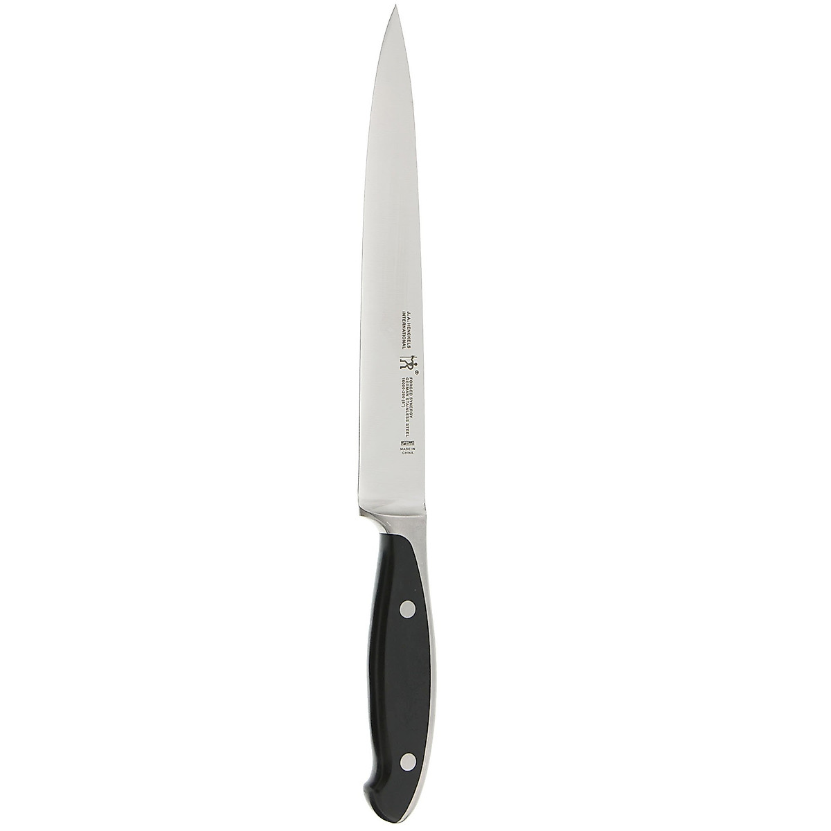 HENCKELS Forged Synergy Carving Knife, 8-inch, Black/Stainless Steel