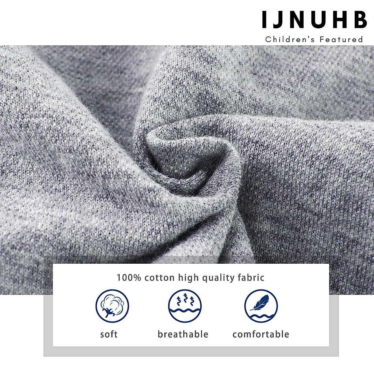 IjnUhb baby boy's,Girls 2-Pack Pants, Toddler Cotton Pull on Jogger, Kids Dinosaur Drawstring Elastic Sweatpants(Light Dark 4T)