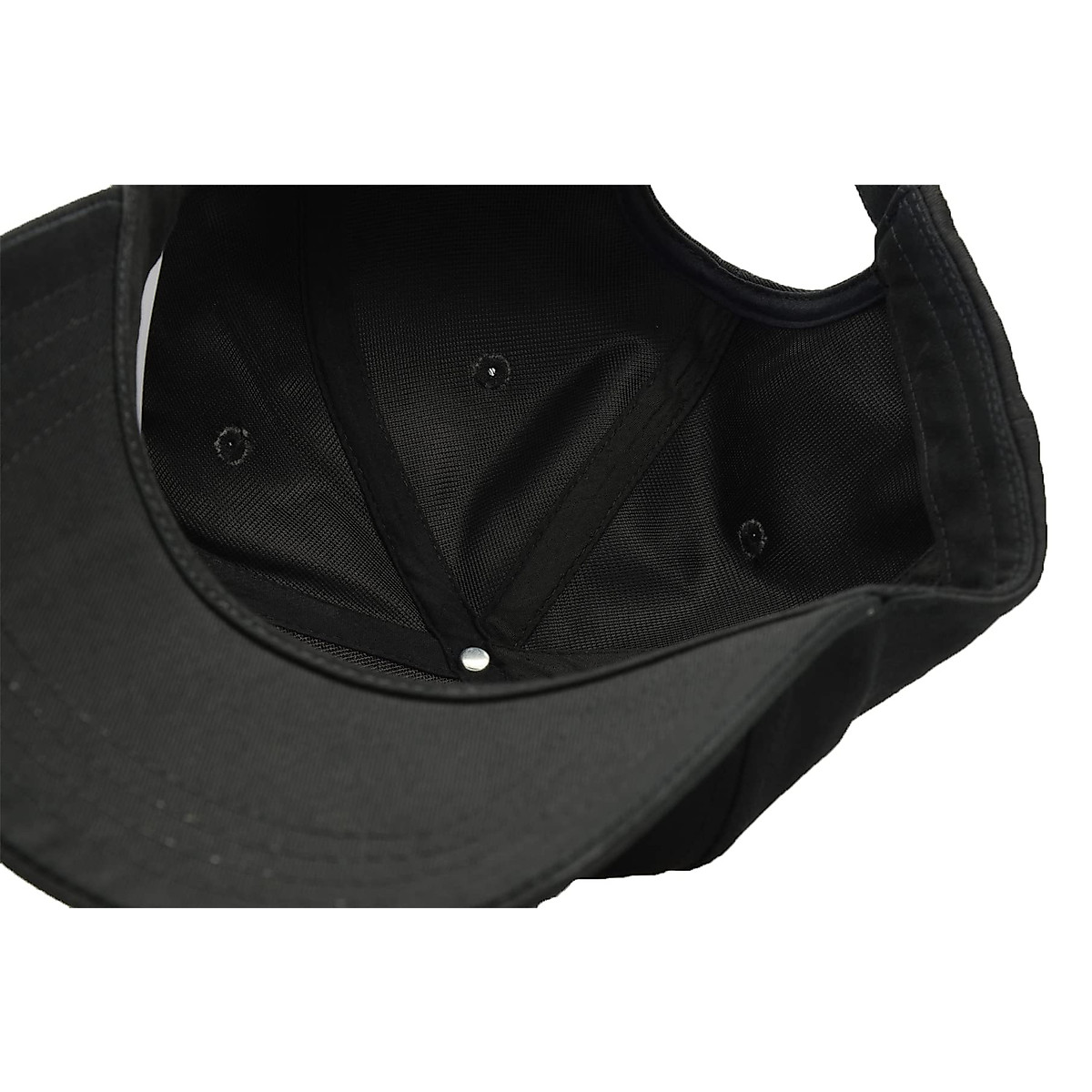 MUNULA Oversize XXL High Crown Baseball Cap Big Head Hats for Men Dad Hat Adjustable Plain Running Cap 23.6"-25.6" (Black)