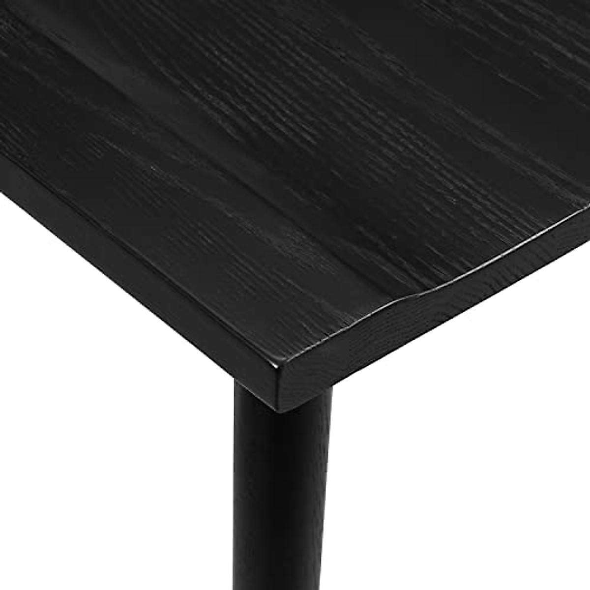 POLY & BARK Enzo Dining Chair,Oak, Black