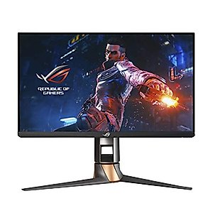 ASUS ROG Swift 360Hz PG259QNR 24.5” HDR Gaming Monitor, 1080P Full HD, Fast IPS, 1ms, G-SYNC, ULMB, NVIDIA Reflex Latency Analyzer, HDMI DisplayPort USB, Desk Mount Kit, VESA Wall Mountable, HDR10