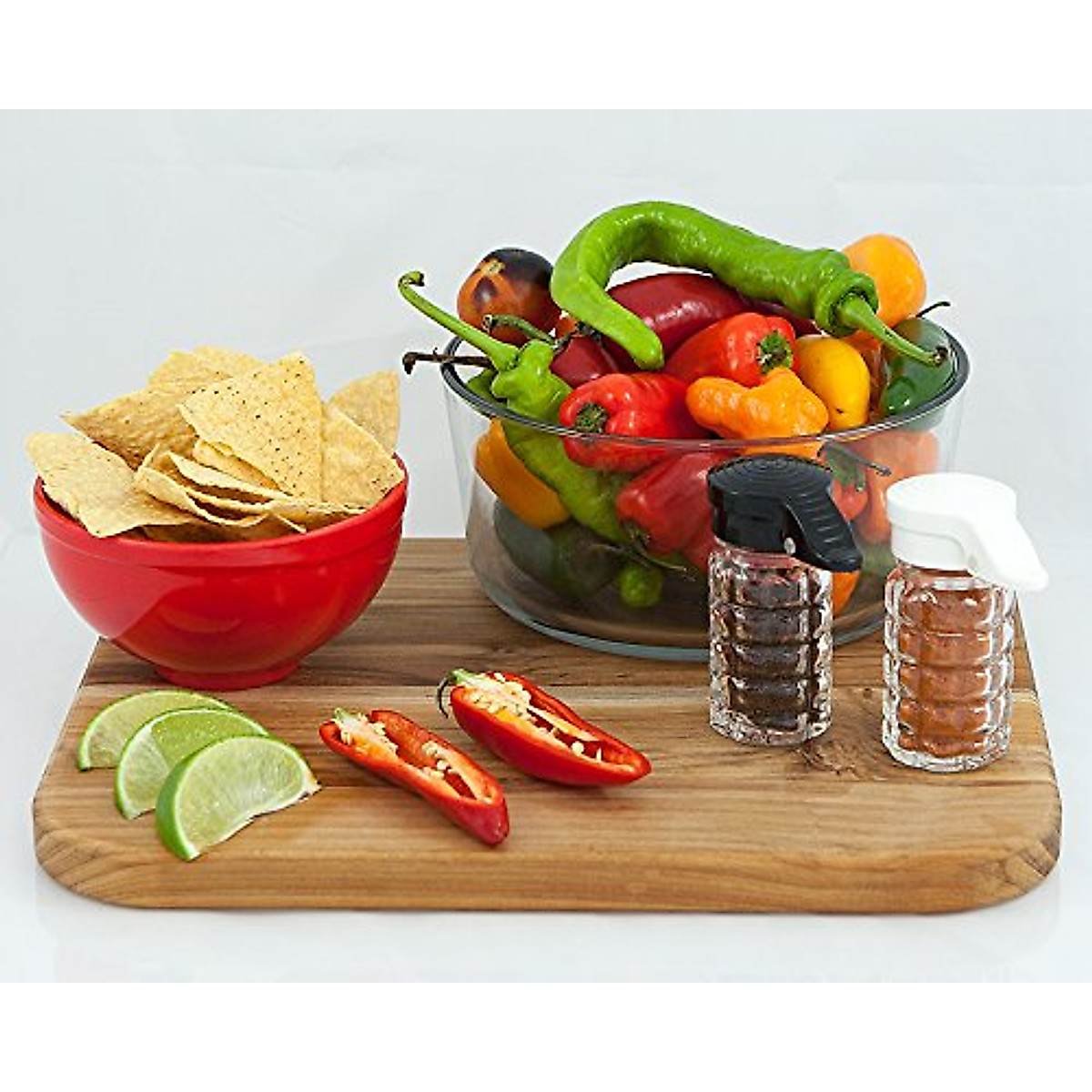 Moisture Proof Humidity Free Shake it Free Shaker Glass Salt and Pepper Shakers by Tumbler Home