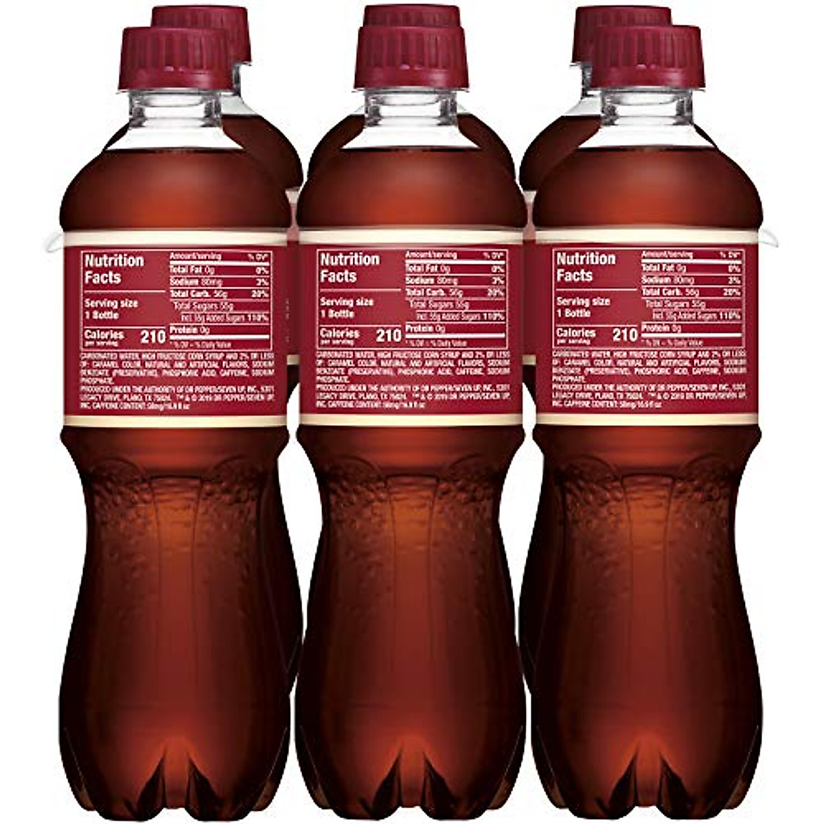 Dr Pepper & Cream Soda, .5 L bottles, 6 pack