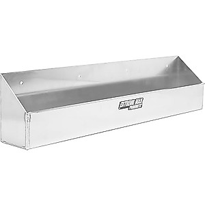 Extreme Max 5001.6194 Wall-Mount Aluminum Aerosol Storage Shelf for Enclosed Trailer Shop Garage Storage - 8-Can Capacity, Silver