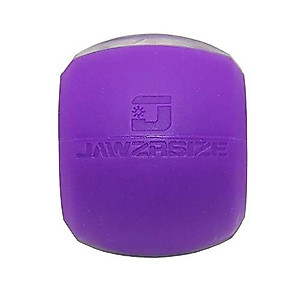 Jawzrsize Jaw, Face, and Neck Exerciser - Define Your Jawline, Slim and Tone Your Face, Look Younger and Healthier - Helps Reduce Stress and Cravings - Facial Exerciser (Advanced - Large, Purple)