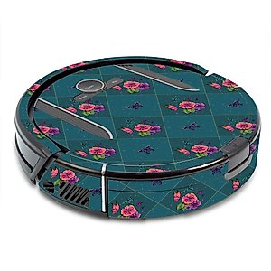 MightySkins Skin Compatible with Shark Ion Robot R85 Vacuum - Botanical Butterflies | Protective, Durable, and Unique Vinyl wrap Cover | Easy to Apply, Remove, and Change Styles | Made in The USA