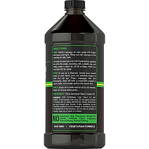 Carlyle Jamaican Black Castor Oil 16oz | Nourish Hair, Skin, and Nails | All Natural Hypoallergenic Conditioner