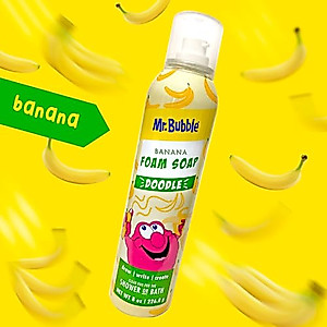 Mr. Bubble Twin Pack Foam Soap - Sculpt and Draw in the Tub; Soft, Moldable, Gentle, Scented Foam (Pack of 2, 8 fl oz Each)