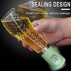 YUAB Oil Sprayer for Cooking, 260ml Olive Oil Sprayer Mister, Olive Oil Spray Bottle, Kitchen Gadgets Accessories for, Oil Spritzer, for Salad, Baking, Frying, BBQ