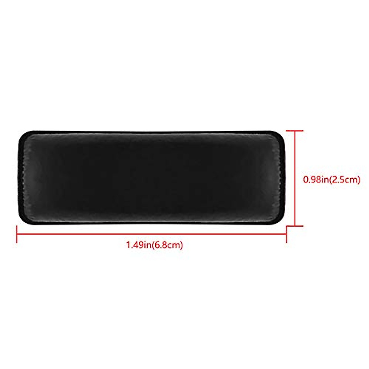 Geekria Protein Leather Headband Pad Compatible with Sennheiser RS160, RS170, RS220, RS185 Headphone Replacement Headband/Headband Cushion/Replacement Pad Repair Parts (Black)