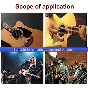 Luomorgo 6.35mm/0.25 inch Long Mono Input Jack Socket for Electric Guitar Bass 20pcs