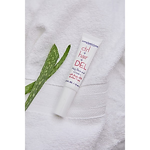 completely bare ctrl+hair+DEL Targeted Hair Removal Cream - Moisturizing Argan Oil & Aloe Vera