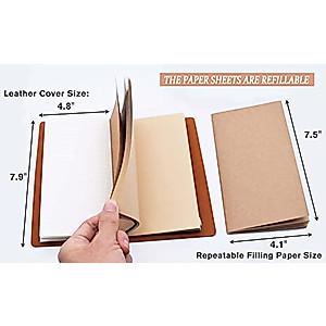 XPL Brother Memorial Remembrance Gift-Bereavement Gift-Refillable Travel Photo Diary Journal-Those We Love Don't Go-Letters to My Brother in Heaven,In Loving Memory-Sympathy Gifts for Loss of Brother