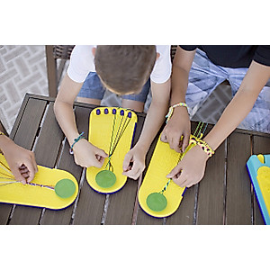 Choose Friendship, My Friendship Bracelet Maker®, 20 Pre-cut Threads - Makes Up to 8 Bracelets (Craft Kit, Kids Jewelry Kit, Gifts for Girls 8-12)