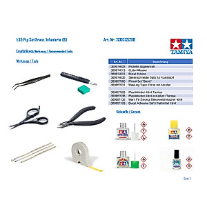 Tamiya Models French Infantry Set