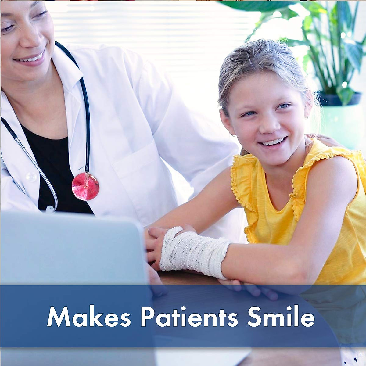 Noise Cancelling Stethoscope with Smiley Face Design - Ultrascope - Clinical Grade - Dependable Stethoscope - Stethoscope Medical - Single Adult