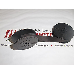 "Package of Two" Hermes 3000 Typewriter Ribbon, Compatible, Black, Twin Spool