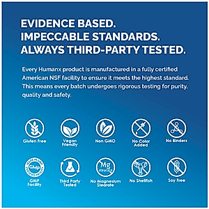 HUMANX Artemisinin 500 mg - Supports Healthy Aging, Digestion, and Immunity - USA Third Party Tested - Vegan, Non-GMO - Artemisia Annua Supplement - Sweet Wormwood Extract - Easy to Swallow Capsules