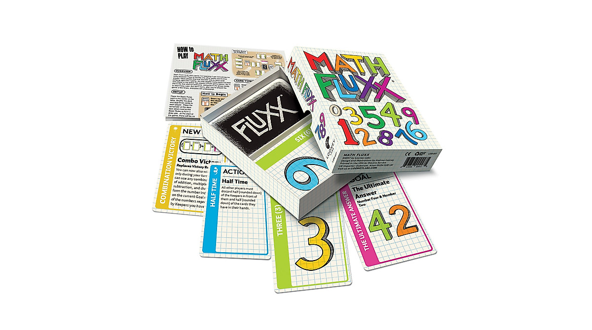 Looney Labs Math Fluxx - Fun Math Card Game for All Ages