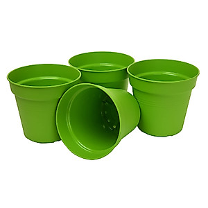 Mintra Home Garden Pots 4pk (Light Green, 19cm Diameter (7.5in))