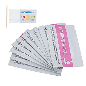 Pinsofy H Pylori Test Card, 10pcs Health Safe Portable Helicobacter Pylori Test for Travel, 1.0 Count