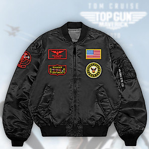 12 PCS Top Gon Patches, Morale Patches Pilot Iron on Patches, US Military Patches Airsoft Patches Flight Patches for Jackets Tactical Patches for Backpacks Bundle, Hook & Loop