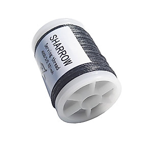 SHARROW Archery Serving Thread Bowstring Serving Material 131 Yards for Tying Peep Sight Nock Maintenance Accessories (Black)