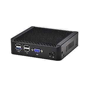 Mini PC x86 Intel Baytrail J1900 Quad Core 8G Ram 128G SSD Office Industrial Fanless Computer