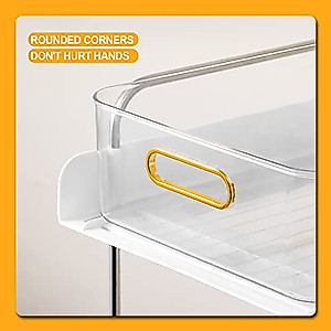 Pull Out Under Sink Organizer 2 Tier Multi Purpose Sink Organizers Storage for Bathroom Kitchen Sink Storage Organizer Sliding Cabinet Organizer,White,L