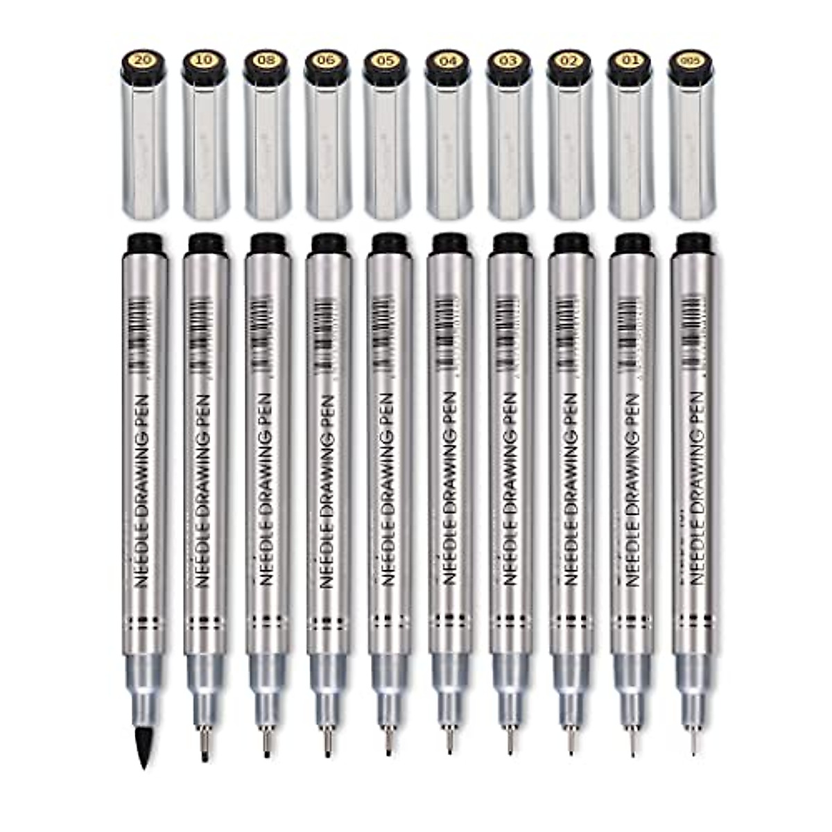 MISULOVE Fine Point Multi-Liner Pens - 10 Pack Set, Ideal for Anime Sketching, Bible Journaling, and Fine Line Drawing for Versatile Artistic Applications