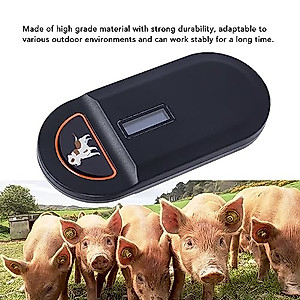 Animal Tag Reader, Animal Microchip Tag Reader Scanner Versatile Lightweight for Farms
