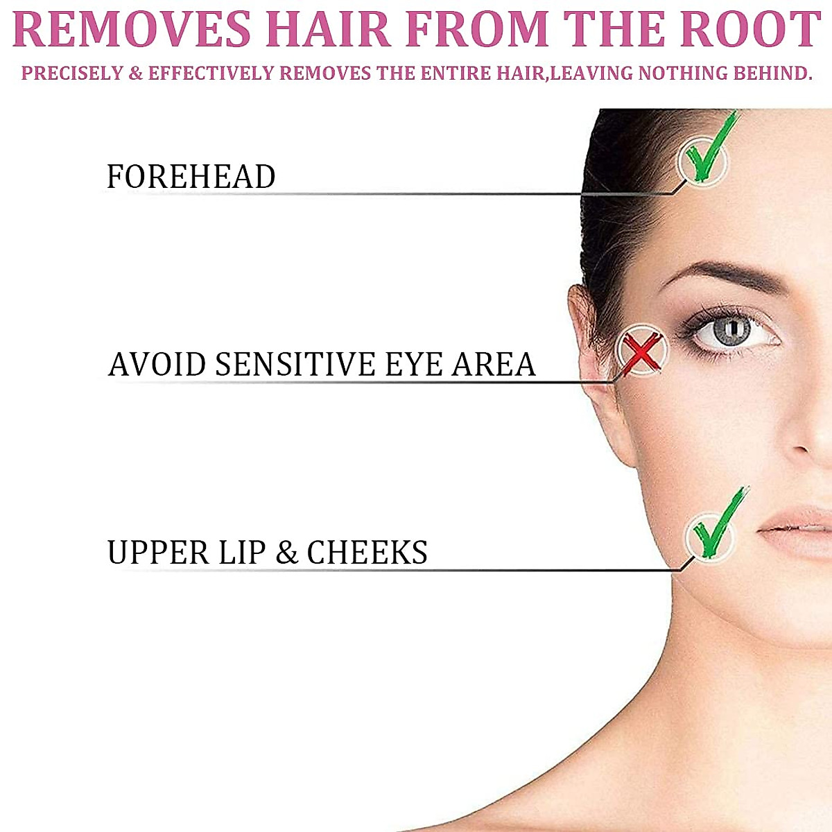 Electric Facial Hair Remover for Women,USB Rechargeable Thread Epilator Cotton Threading Hair Removal ​for Face Arms Legs Back