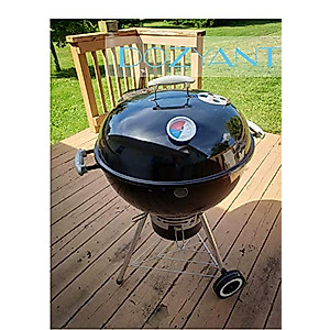 3 inch BBQ Thermometer Gauge 2 Pcs Charcoal Grill Pit Smoker Temp Gauge Grill Thermometer Replacement for Oklahoma Joe's Smokers, and Smoker Wood Charcoal Pit, Large Face Grill Temp Thermometer