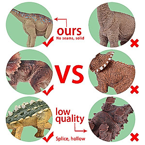 FUPEDO Arts Crafts Painting Set Kids Dinosaur Toys -12 Big Dinosaurs Figures,Create A Painting Kits of Your Own Dino World,Gifts for 4,5,6,7,8,Year Old Girls Boys Toddlers Dino Lovers ，Dino Activity