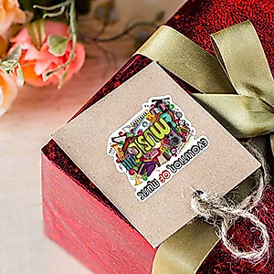 Music Stickers (500 PCS), 10 Graphic Aesthetics Cartoon Decal Rolls Self-Adhesive Seals for Kids Girls Boys Teens for Birthday Party Decoration for Water Bottle Laptop Scrapbook Card Envelope