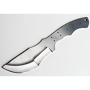 Whole Earth Supply D-2 Steel Tracker Knife Making Blank Blade Hunting Skinning Skinner D2 Knives