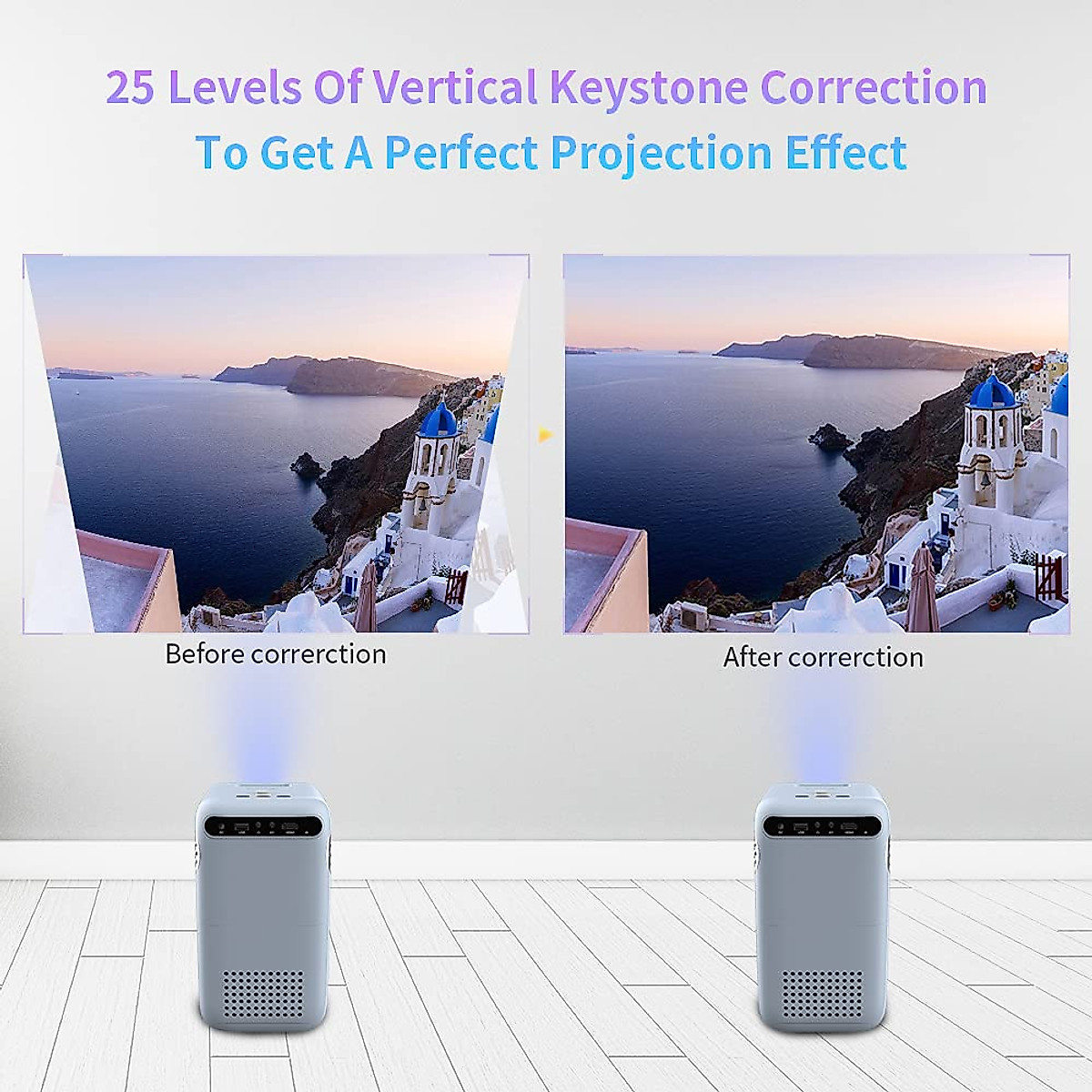 [$125 Big Sale]Native 1080P 7000LM Outdoor Movie Projector, Wireless Home Theater Projector with WiFi and Bluetooth, Indoor LED Video Projector Airplay Mirroring/HDMI/USB for Smart Phone DVD TV Stick