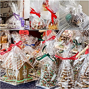 Yotelab Cellophane Wrap Roll,Cellophane Roll,31.5in x 100ft Clear Plastic Wrapping Paper To Wrap Gift Baskets