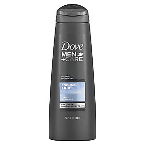 Dove Men + Care Fortifying Shampoo - Cooling Relief - With Icy Menthol - Net Wt. 12 FL OZ (355 mL) Per Bottle - One (1) Bottle