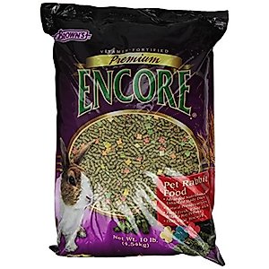 F.M. Brown'S Encore Premium Rabbit Pet Food, 10-Pound