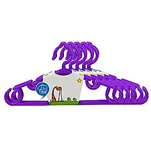 heaven2017 5 Pieces Kids Clothes Hangers Baby Trouser Coat Drying Rack Plastic Hangers for Baby Clothes Green