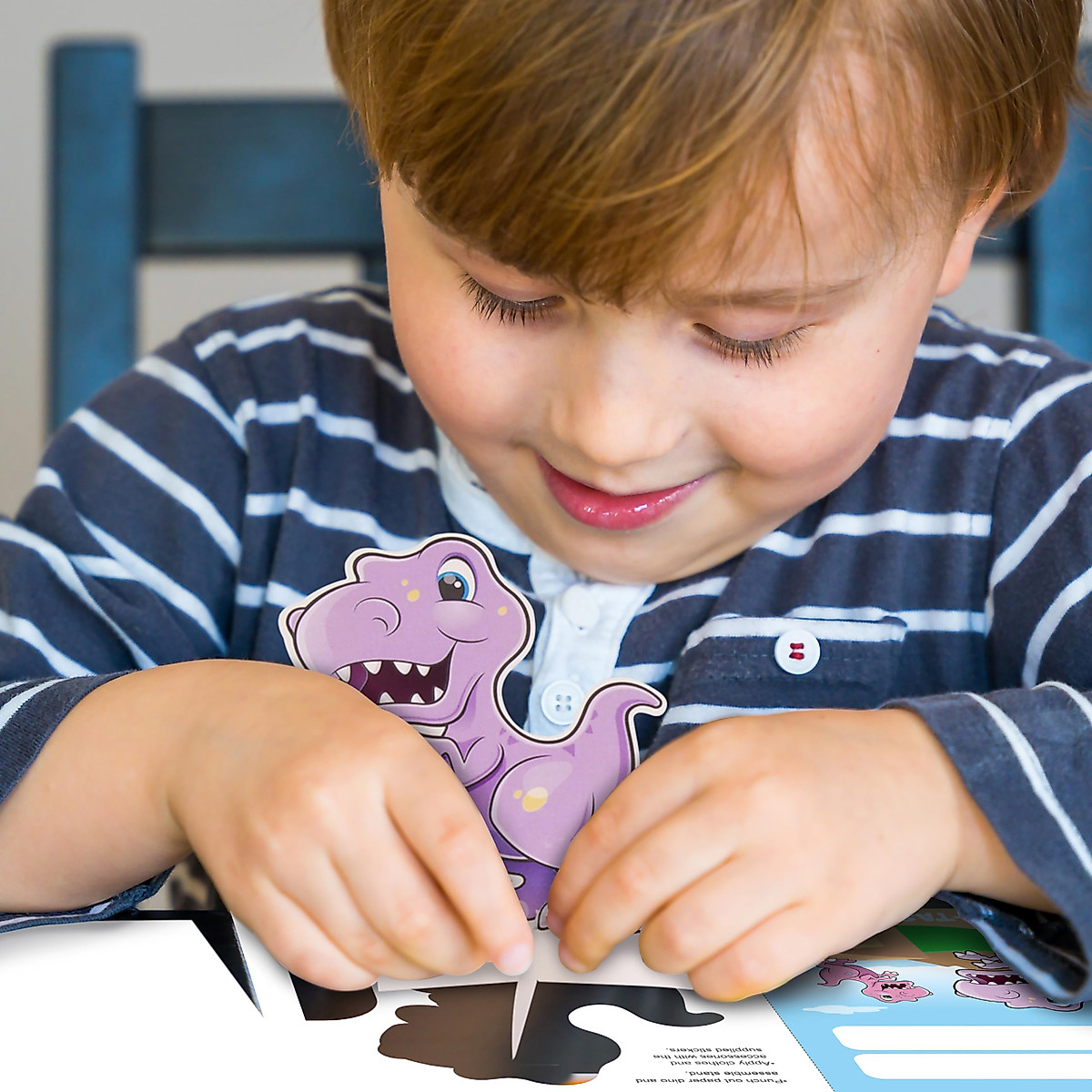 28-Pack Pop Out Dinosaur Valentines Day Cards with Envelopes & Sticker I Valentines Day Cards for Kids School I Valentines Day Gifts for Kids Party Favor I Exchange Valentines Cards for Kids Classroom