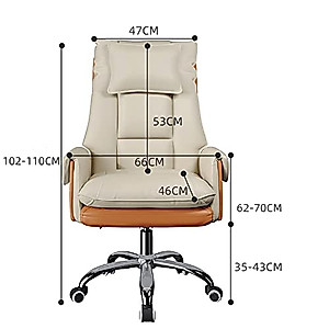 KXDTZ Sofa Office Chair, Gaming Chair Computer Chair Backrest with Footrest Reclining Swivel Chair