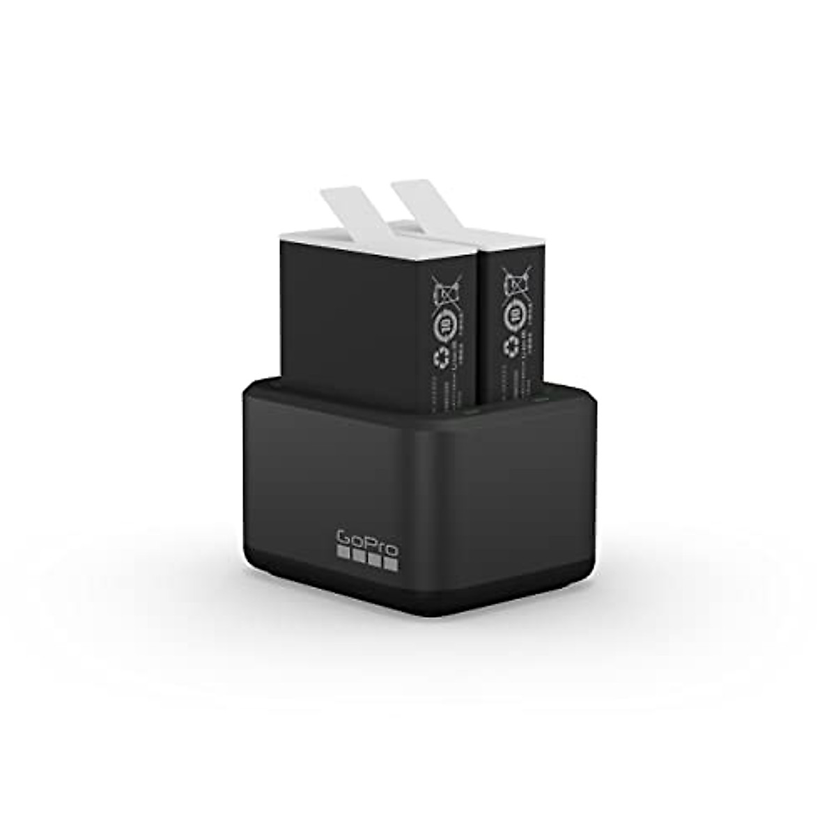 GoPro Dual Battery Charger + 2 Enduro Batteries (HERO11 Black/HERO10 Black/HERO9 Black) - Official GoPro Accessory