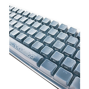 Silicone Keyboard Skin Cover Compatible for Corsair K65 RGB Mini 60% Mechanical Gaming Keyboard (Clear)