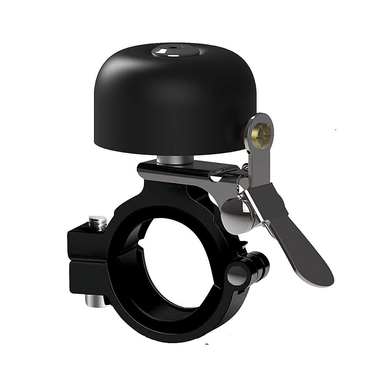 Bike Bell, Brass Bicycle Bell with Loud Long Sound Ringer for Adults and Kids, Road Bike and Mountain Bike Handlebars Cycling Accessories, Left and Right Hand Use